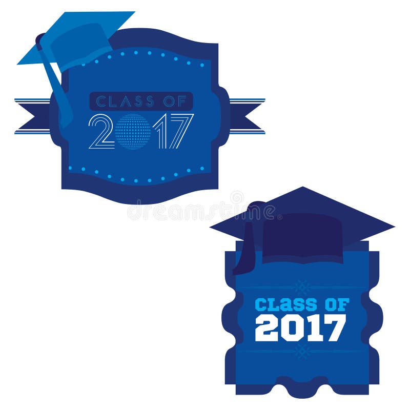 Class of 2017 stock illustration. Illustration of concept - 91705267