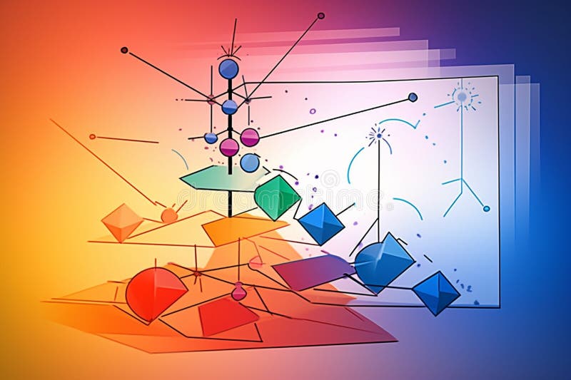 Class Uml Diagrams Vibrantly Illustration Stock Illustration ...