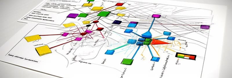 Class Uml Diagrams Vibrantly Illustration Stock Illustration ...