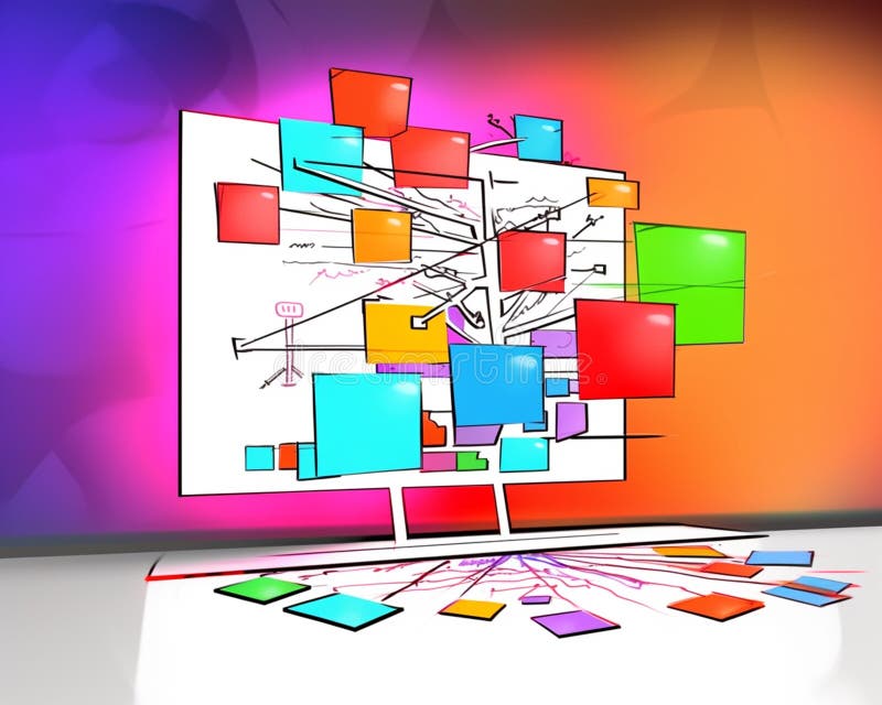 Class Uml Diagrams Vibrantly Illustration Stock Illustration ... Class Uml Diagrams Vibrantly Illustration Stock Illustration ...
