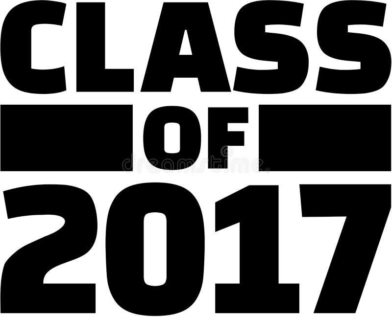 Class of 2017 stock illustration. Illustration of academic - 107151870