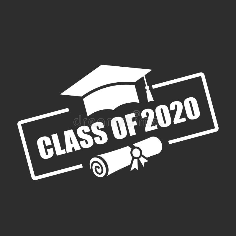 Class Of 2020 Vector Emblem Stock Vector - Illustration of graduation ...