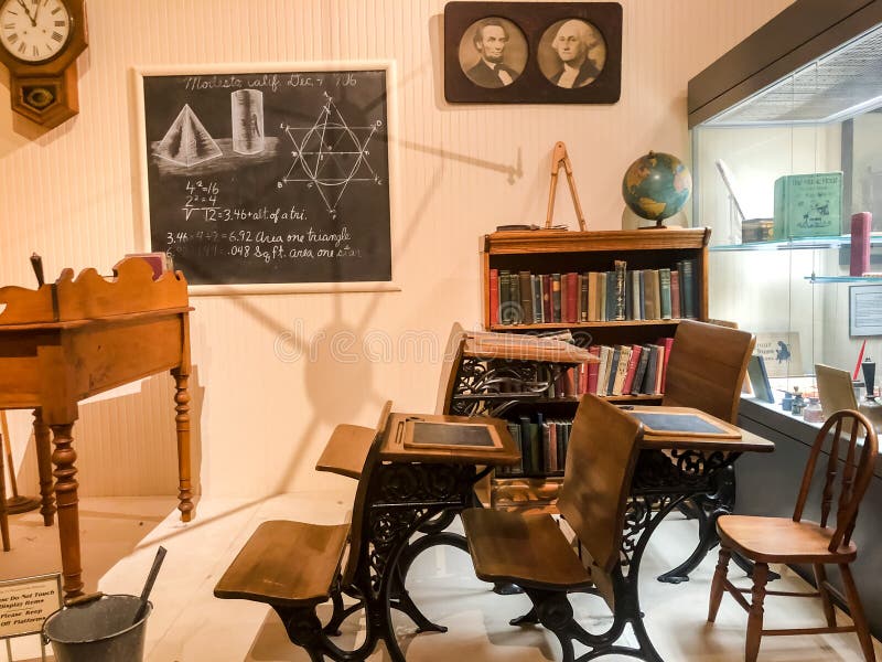 Class View of an Old School at McHenry Museum Editorial Image - Image ...