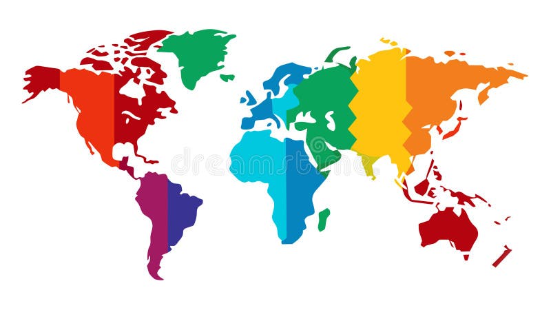 The Class Will Work Together To Colorcode Each Continent with Each ...