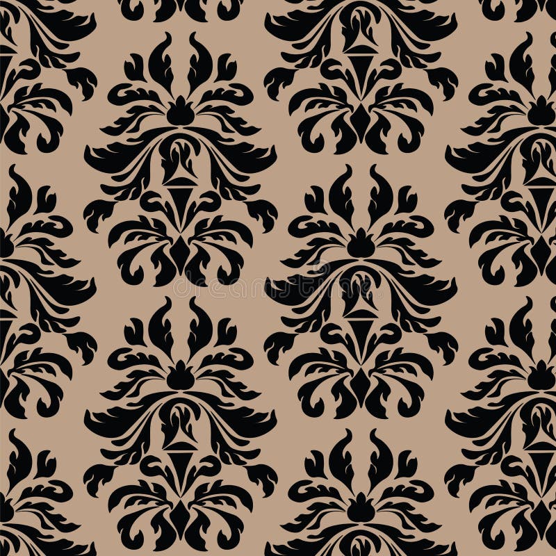 Classic Acanthus Ornament Pattern Stock Vector - Illustration of curve ...