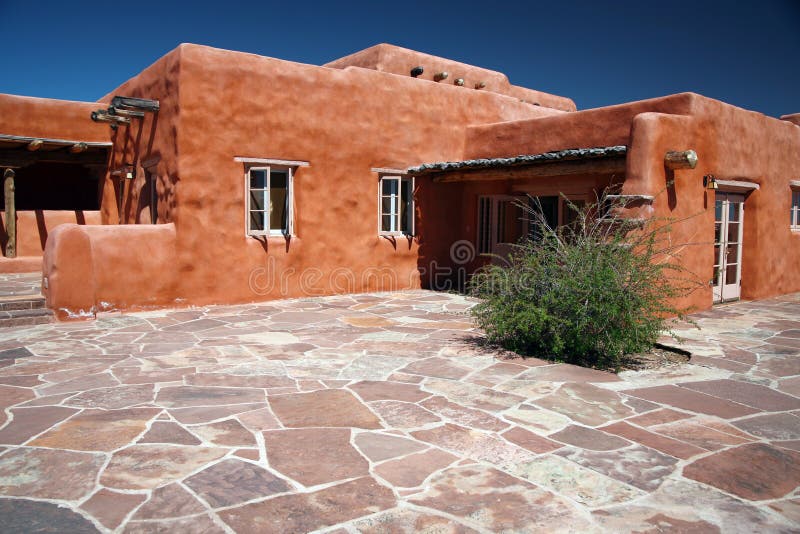 Adobe house, pueblo stock photo. Image of outside, southwest - 6615168