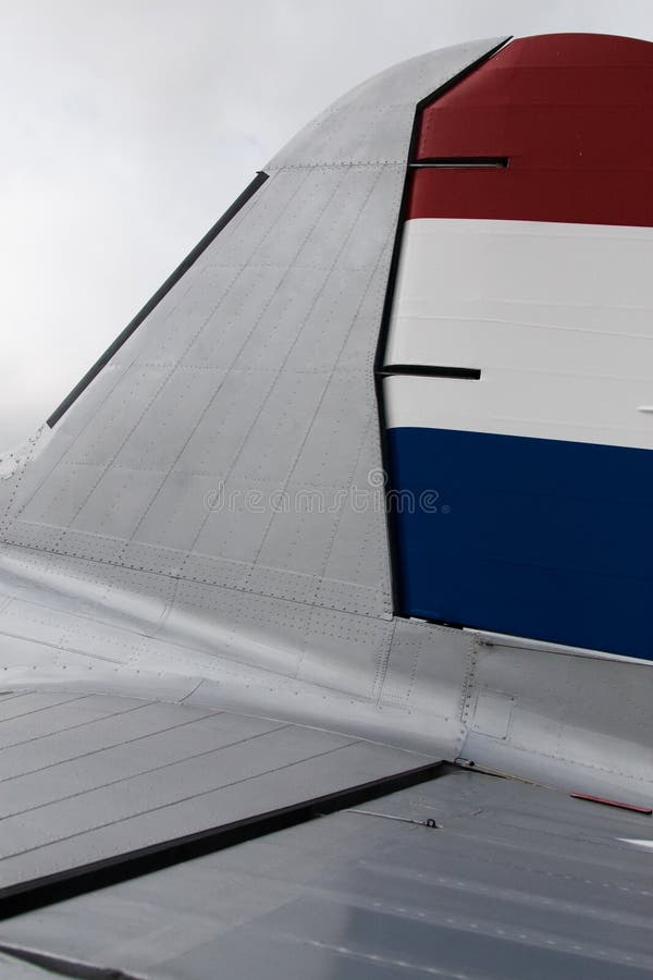 Classic Airplane tail stock image. Image of plane, classic - 13406119