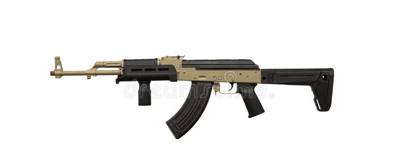 Classic AK Automatic Carbine in a Modern Body Kit. Soviet Army Weapons ...