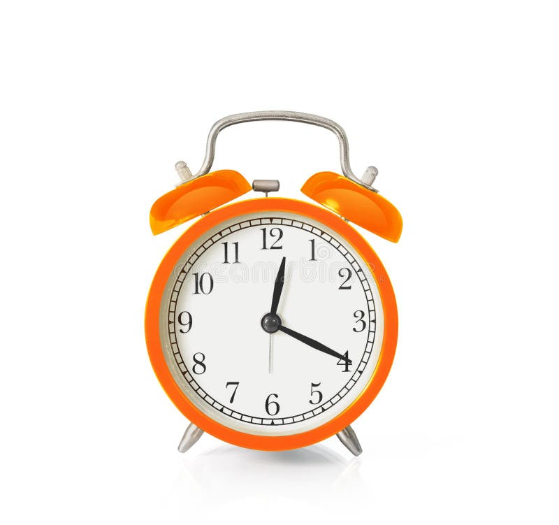Classic Alarm Clock Morning Stock Photo - Image of dial, number: 89055144