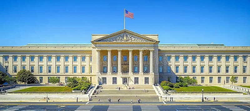 Classic American Courthouse Architecture Majestic Facade of a Historic ...