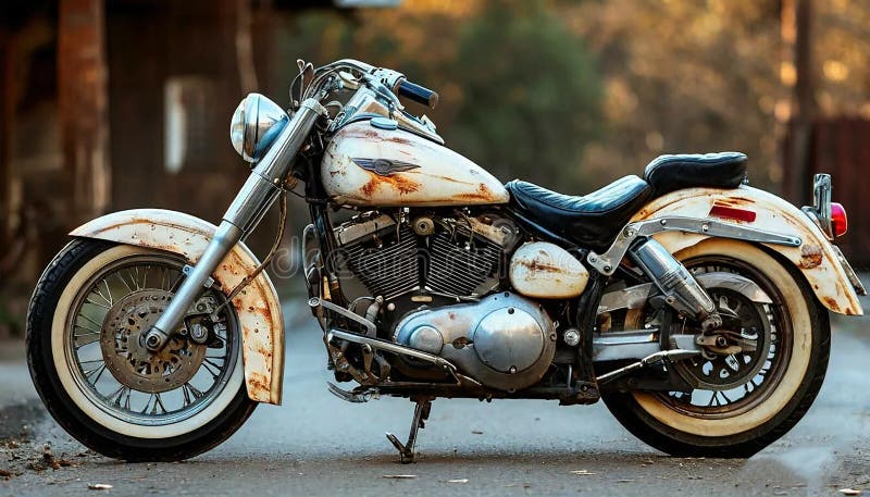 Classic American Motorcycle Stock Photo - Image of bike, classic: 354357308