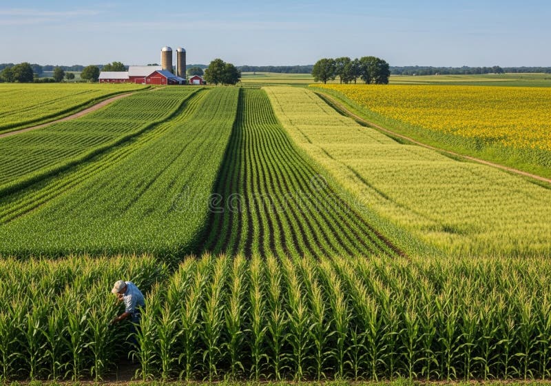 Classic American Red Barn Stock Illustrations – 389 Classic American ...