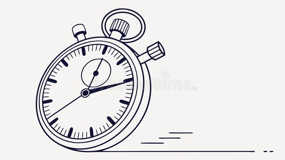 Classic Analog Clock Timepiece, Vector Design Generative AI Stock ...