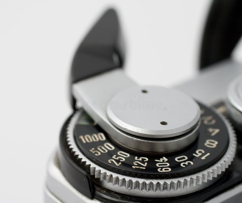 Classic Analog Single-lens Reflex Camera Isolated on White Background ... Classic Analog Single-lens Reflex Camera Isolated on White Background ...
