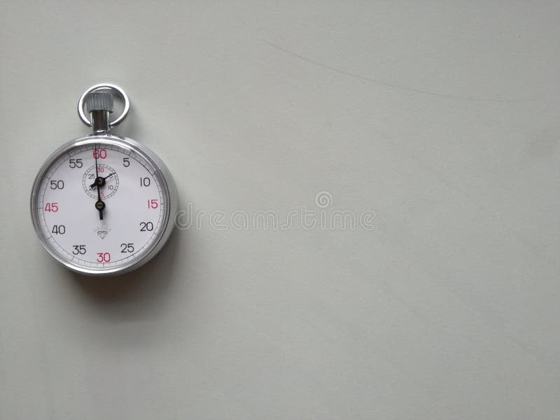 Classic Analog Stop Watch Used in Labratory for Science Experiment ...