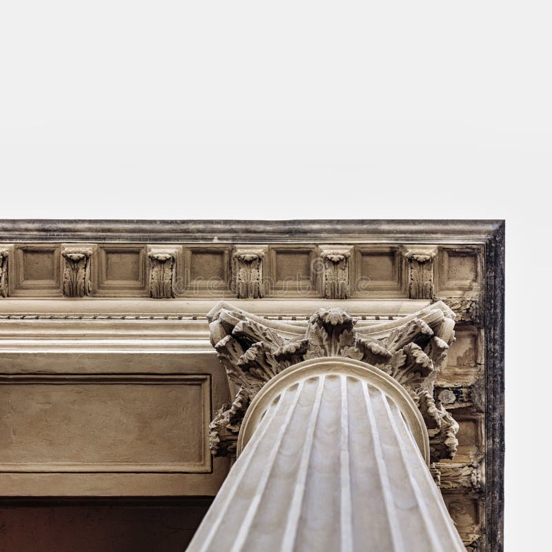 Classic Arch Details - 03 stock image. Image of justice - 205578059