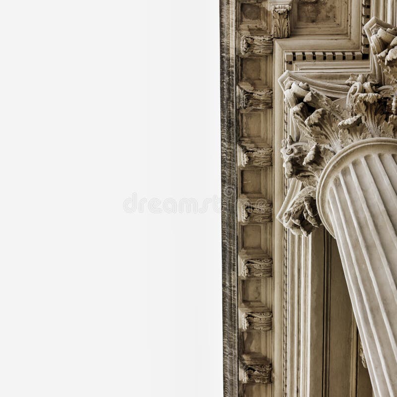Classic Arch Details - 07 stock photo. Image of architecture - 205582096