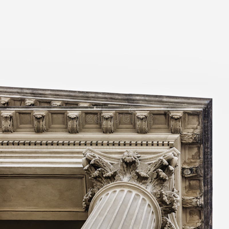 Classic Arch Details - 01 stock image. Image of structure - 205578133