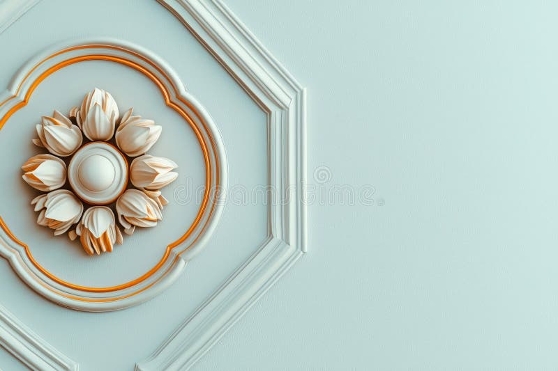 A Classic Architectural Design Using White Gypsum Bas-relief Ceilings ...