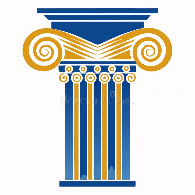 Classic Architectural Elements: Cartoon Greek Columns for Eye-Catching ...