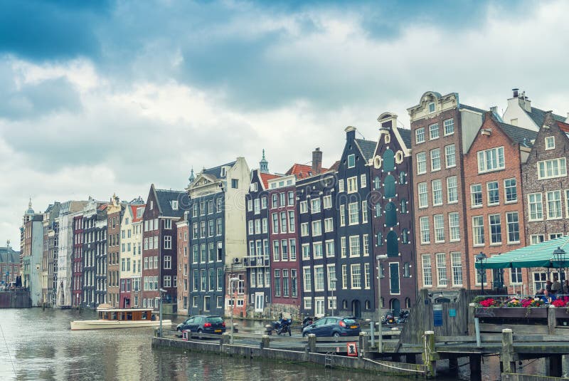 Classic Architecture of Amsterdam, the Netherlands Stock Image - Image ...