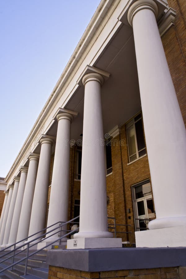 Classic Architecture with Columns Stock Photo - Image of municipal ...