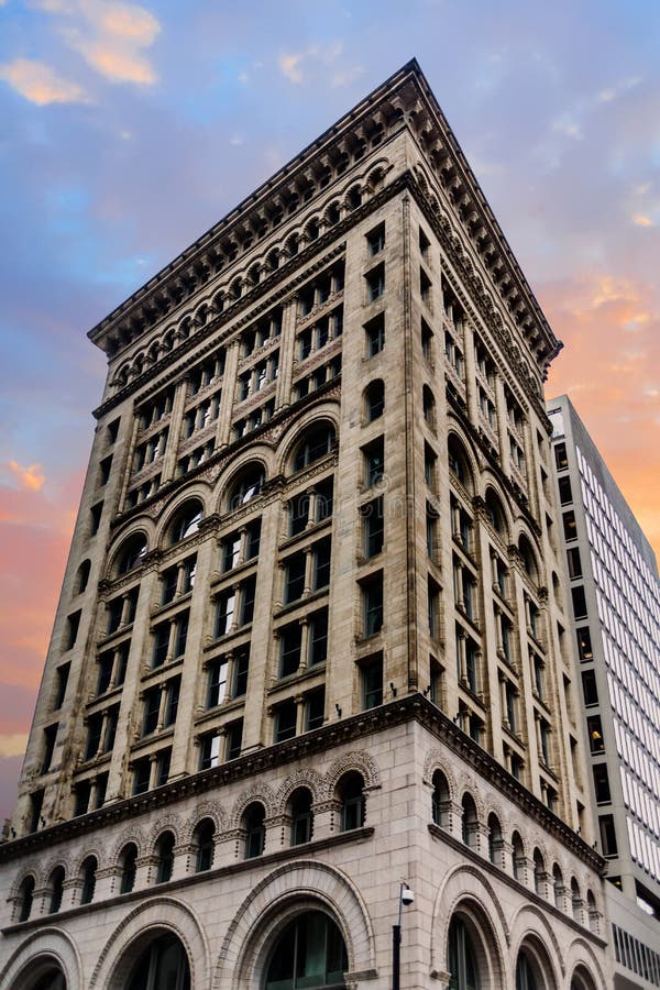 Classic Architecture at Sunset Stock Photo - Image of architecture ...