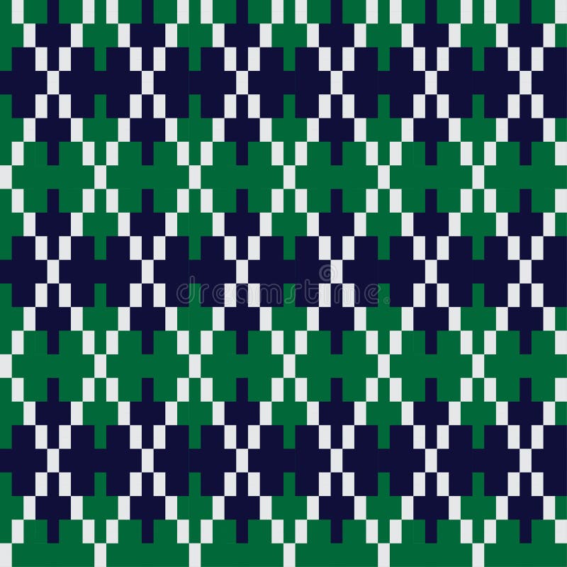 Classic Argyle Seamless Pattern Stock Vector - Illustration of mosaic ...