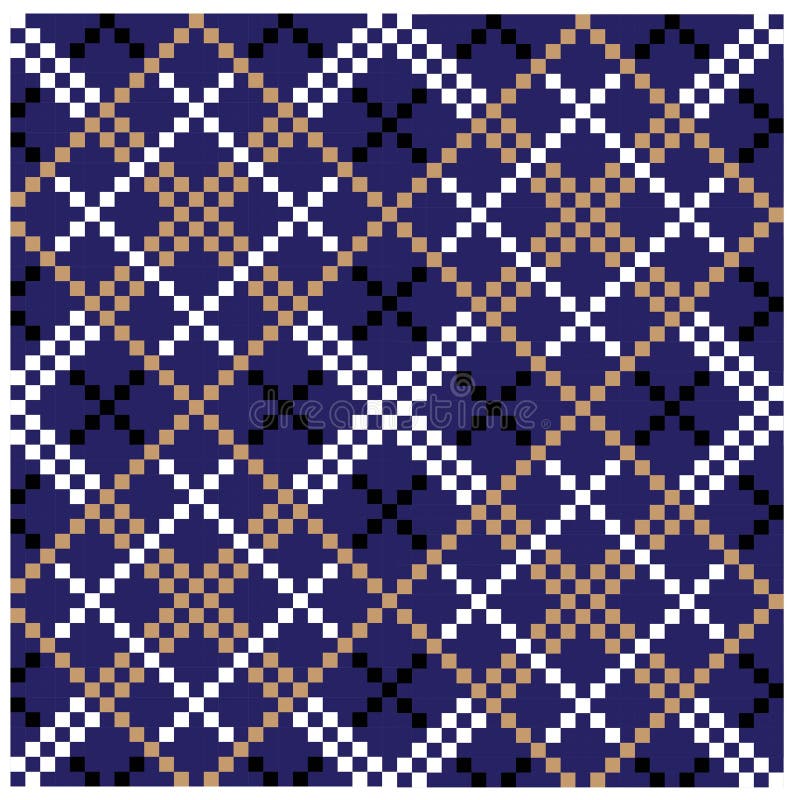 Colourful Classic Modern Argyle Seamless Print/Pattern in Vector Stock ...