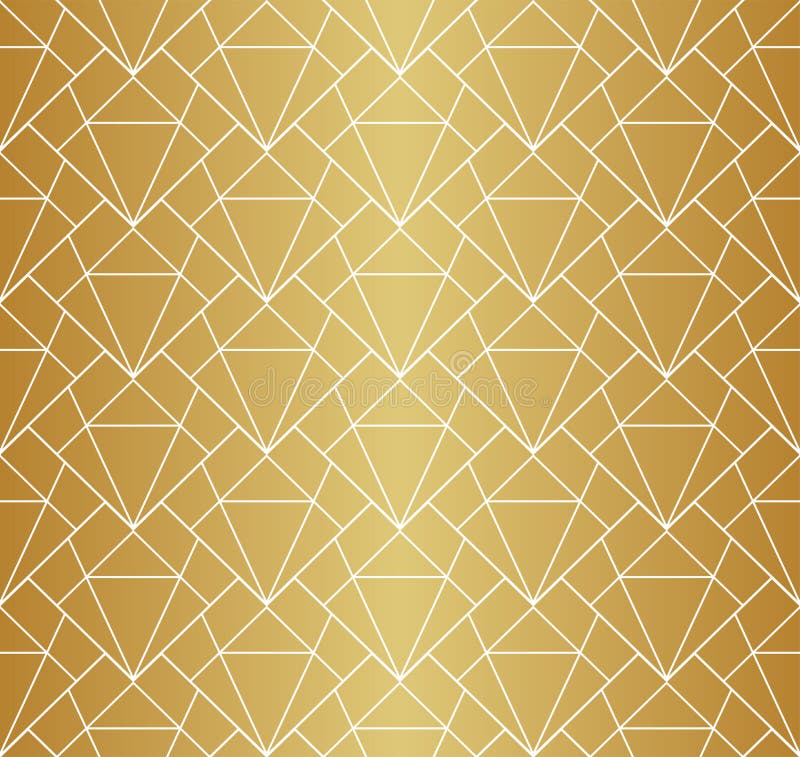 Classic Art Deco Seamless Pattern. Geometric Stylish Texture. Abstract ...