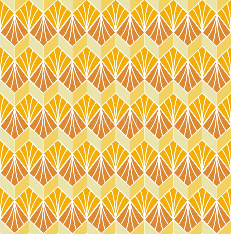 Classic Art Deco Seamless Pattern. Geometric Stylish Texture. Abstract ...