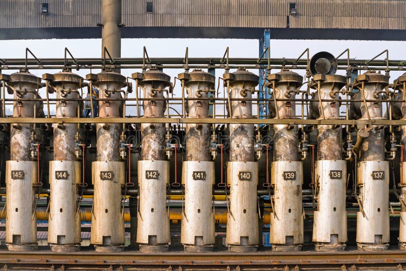 Coke Battery Quench Tower and Coke Stock Image - Image of steel, quench ...