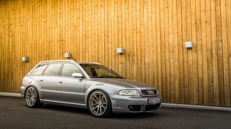 Classic Audi RS4, Seen from the Side. Editorial Stock Photo - Image of ...