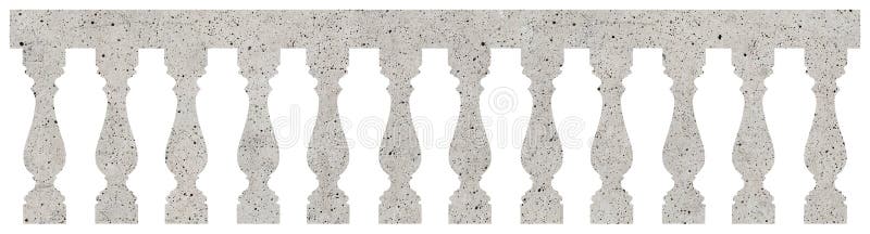 Old Classic Concrete Italian Balustrade - Seamless Pattern Concept ...