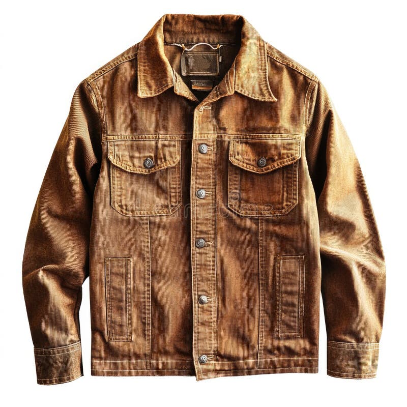 A Classic Barn Jacket, Neatly Displayed Against a White Background ...