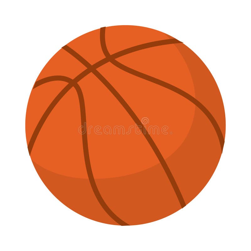 Classic Basketball Ball. Vector Stock Vector - Illustration of flat, basketball: 378034757