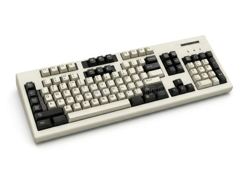 Classic Beige Computer Keyboard Stock Illustrations – 425 Classic Beige ...