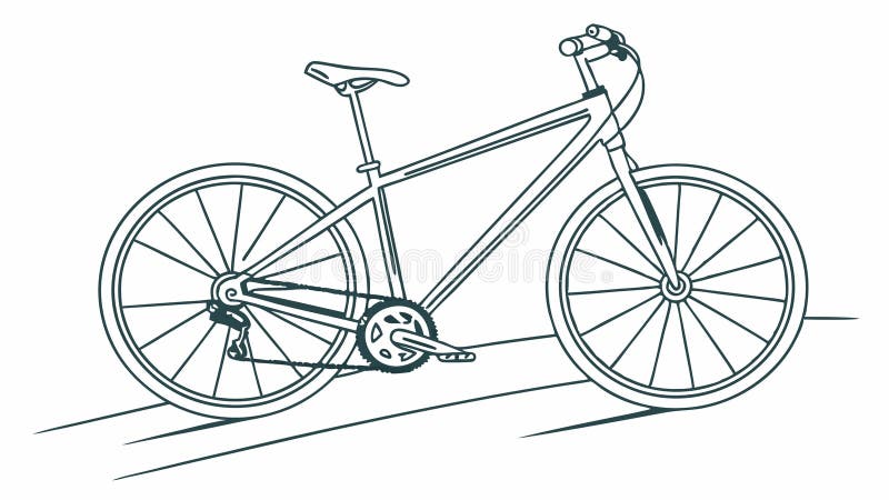 Classic Bicycle Illustration Simple Urban Transport, Vector Design ...
