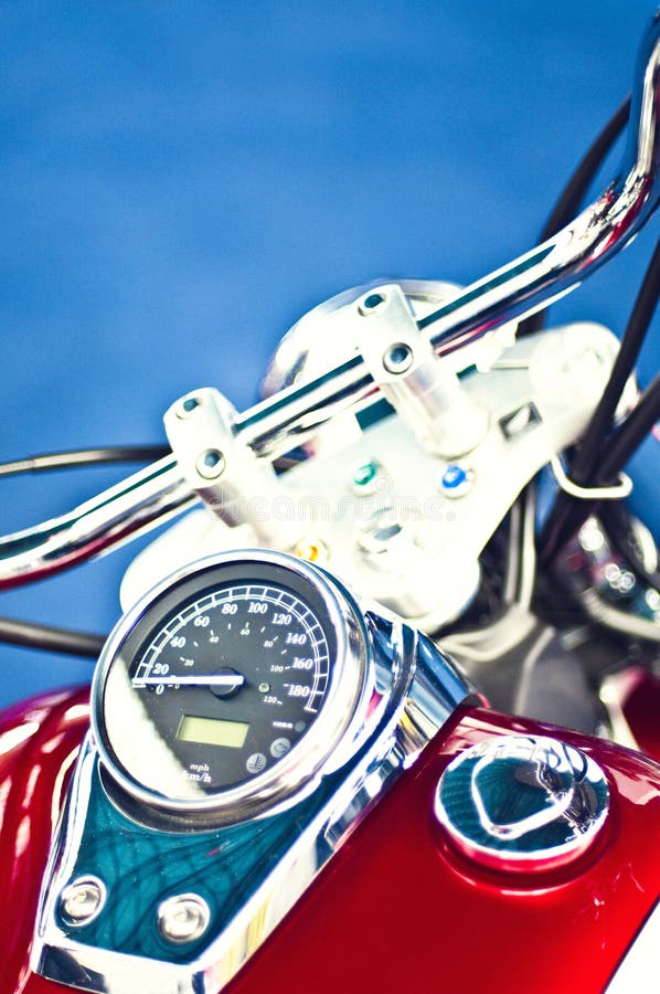 Classic bike speedometer stock image. Image of american - 8927825