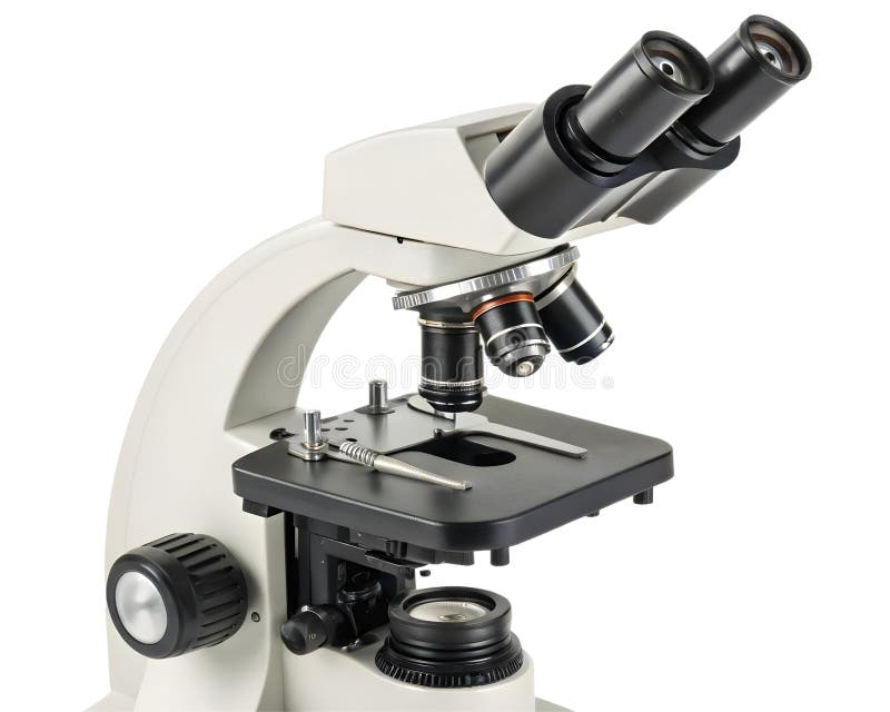 Compound microscope stock illustration. Illustration of model - 178641637