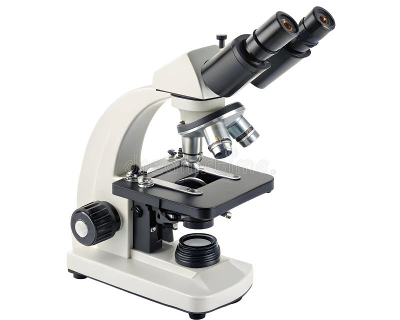 Compound microscope stock illustration. Illustration of model - 178641637