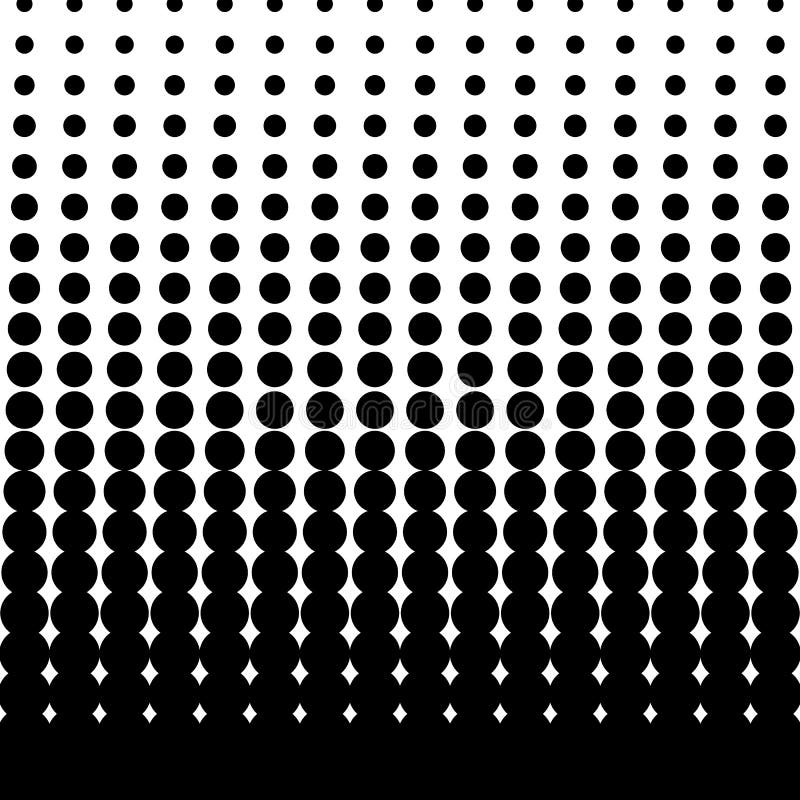 Black Halftone Dots Vector Illustration Stock Vector - Illustration of ...