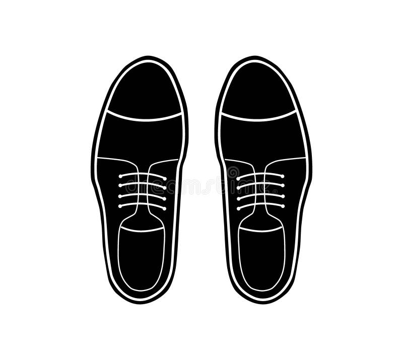 Classic Black Mens Shoes. Vector Illustration. Boots Stock Vector ...