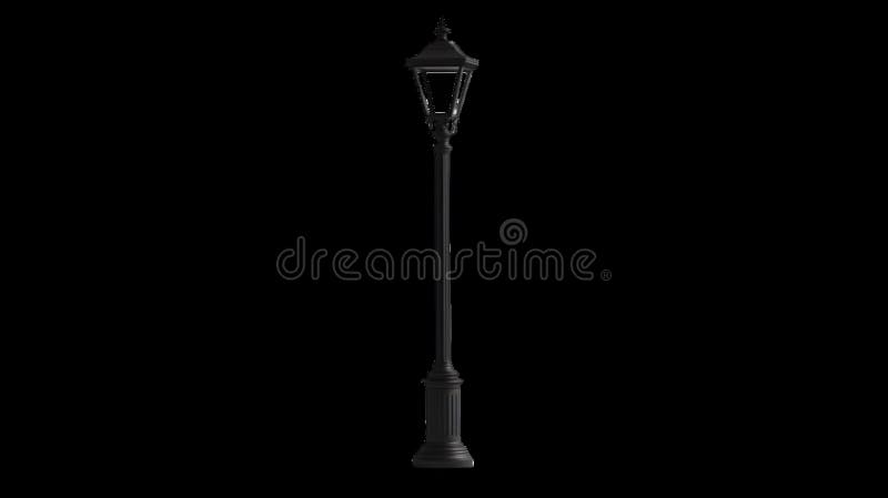 169 Classic Black Victorian Street Lamp Post Isolated White Background ...