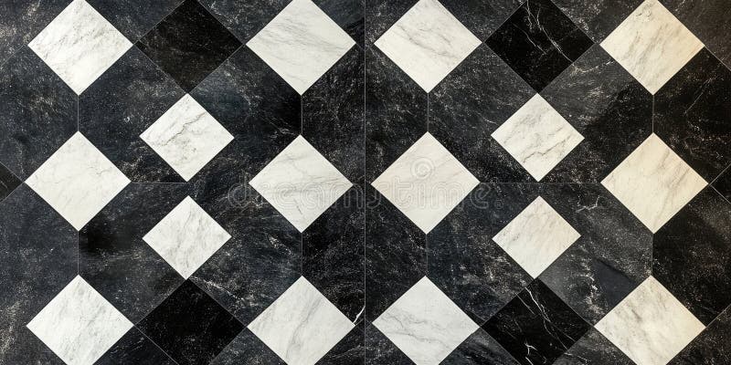 Classic Black and White Checkered Pattern with Glossy Finish Background ...