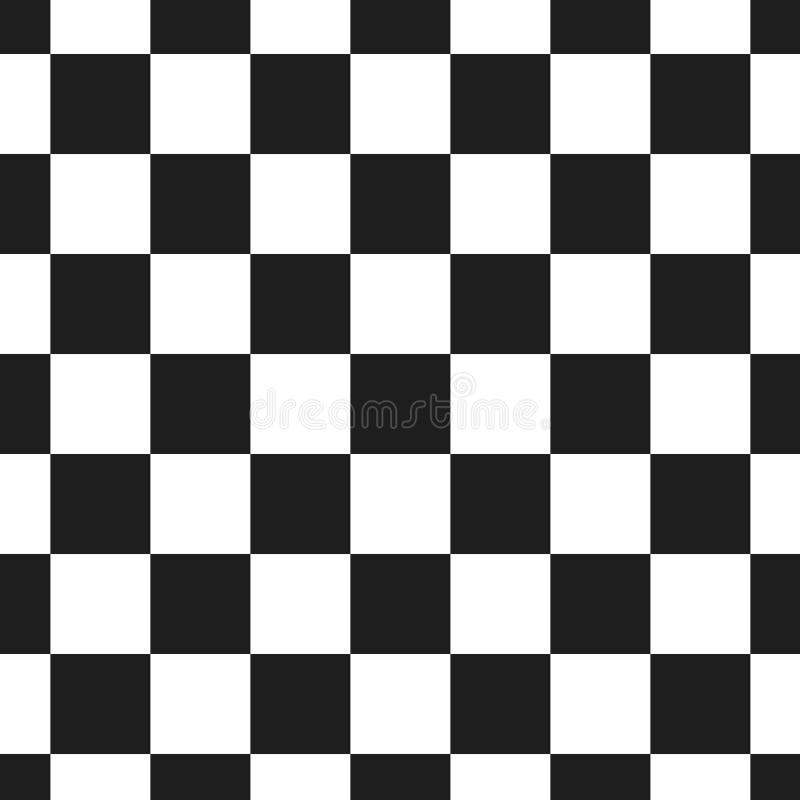 Classic Black and White Chessboard Squares Seamless Pattern Design for ...