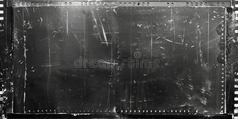 A Classic Black and White Film Strip on a Spool, Great for Retro or ...