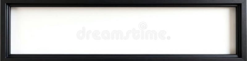 Classic Black Wood Frame Against Bright White , Rustic, Dark Stock ...