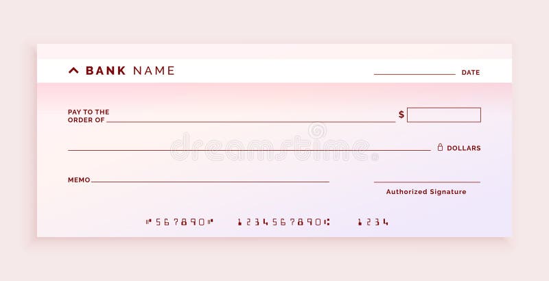 Blank Bank Cheque Stock Illustrations – 2,063 Blank Bank Cheque Stock ...