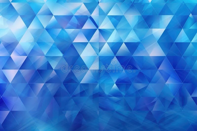 Classic Blue Abstract Trianglify.illustration Stock Illustration ...